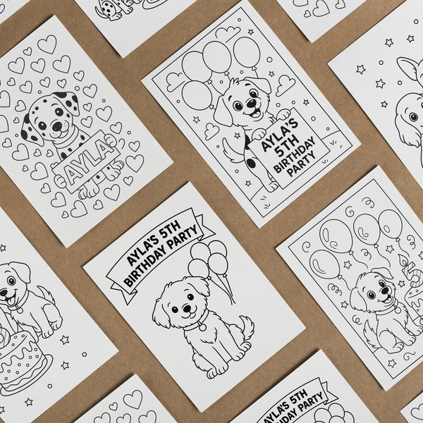 Personalised Colouring Sheets – DesignItDave